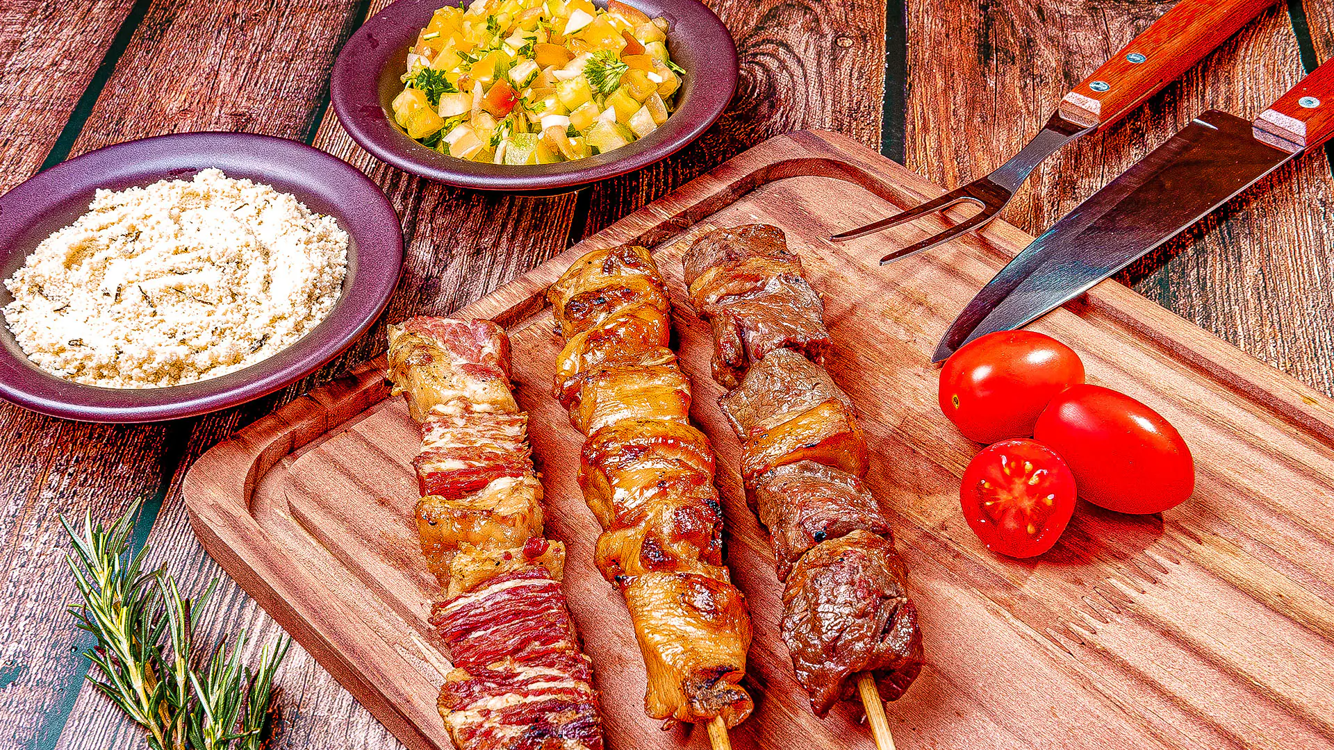 Acompanhamentos para churrasco